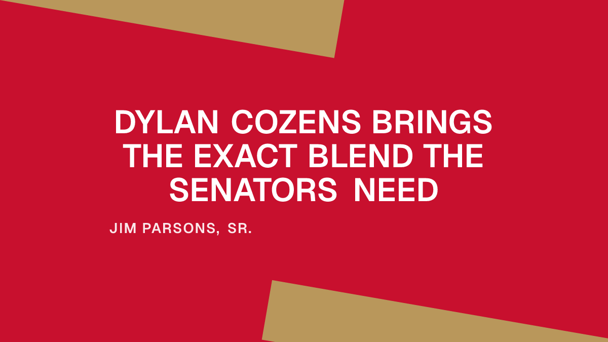 Dylan Cozens Brings the Exact Blend the Senators Need | Professors ...