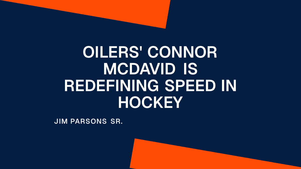 Oilers' Connor McDavid Is Redefining Speed in Hockey | Professors ...